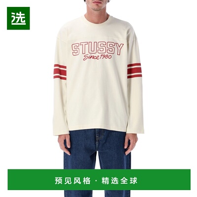 1h可退 香港直邮STUSSY 男士T恤 11403731207 AW2025 白色 Stüss
