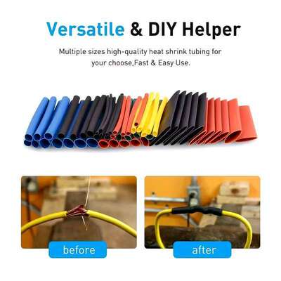 175pcs Heat Shrink Tubing | Electrical Connection Cable