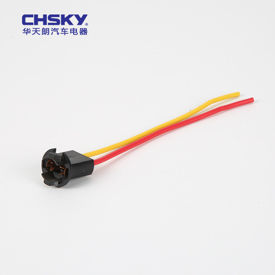 汽车摩托车T10T13T15仪表灯灯座示宽灯刹车灯转向灯灯座插座