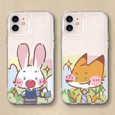 适用opporeno12手机壳k11新款vivox100pro尼克朱迪iqooz9透明findx7硅胶一加ace疯狂动物城neo9软12男s19女80