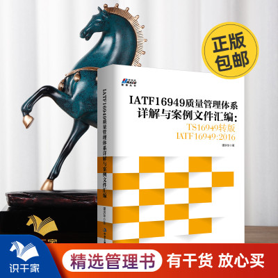 IATF16949质量管理体系详解与案例文件汇编 TS16949转 IATF16949 2016汽车工业企业内审员指导质量管理体教程