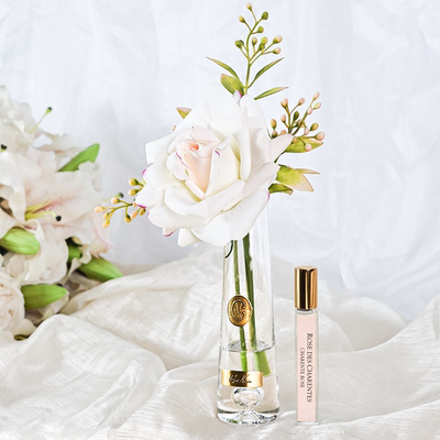 法国COTE NOIRE香氛花夏日玫瑰家用卧室内持久清新生日礼物摆件