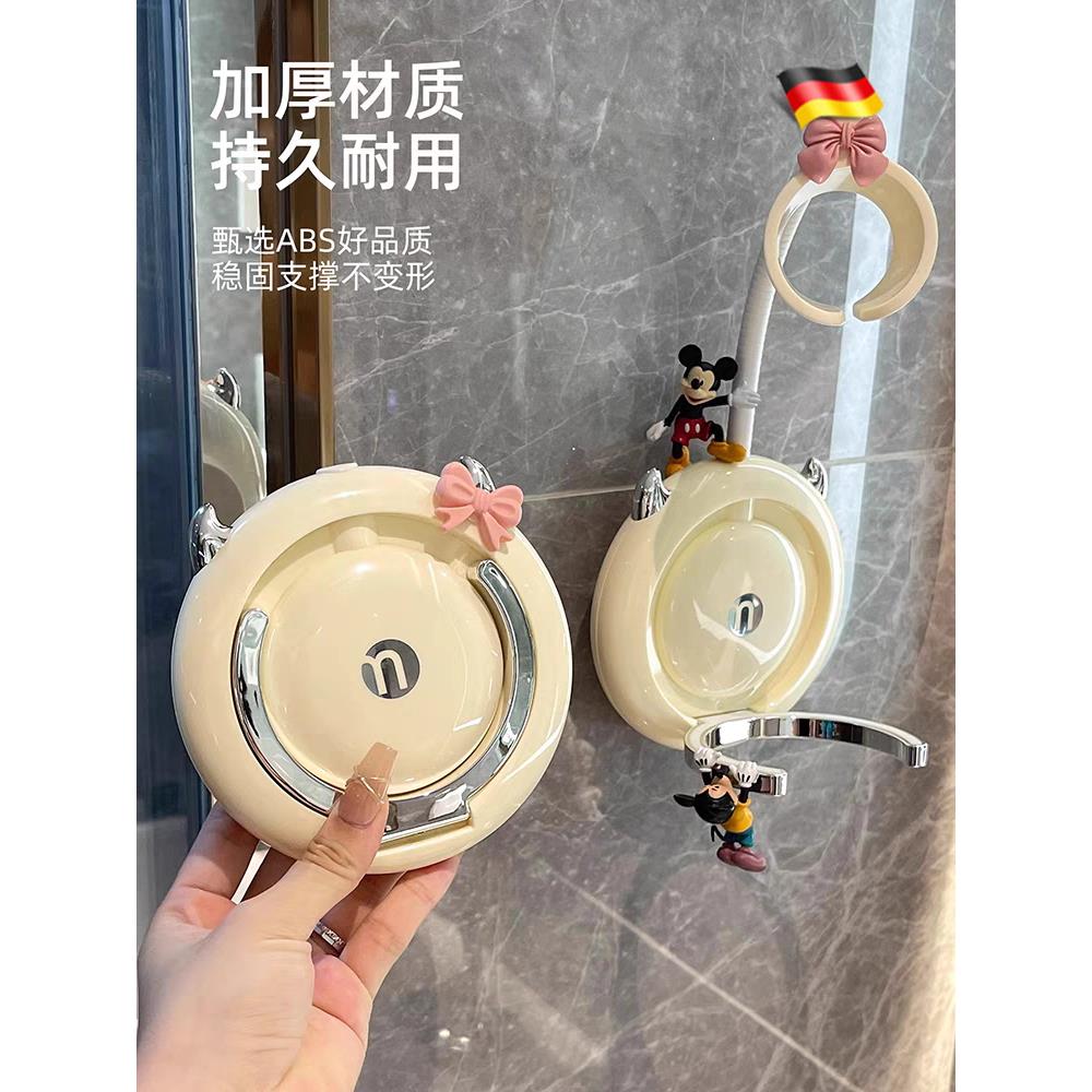 懒人吹风机免打孔壁挂吹风筒收纳置物架卫生间免手拿风筒解放双手