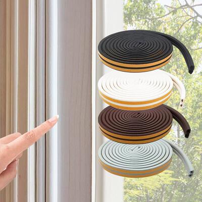Door seal strip, bottom door windproof strip for bedroom, wi