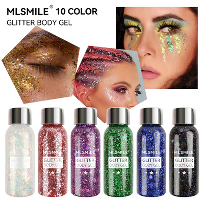 Flash eye shadow sequins gel body face performance stage me