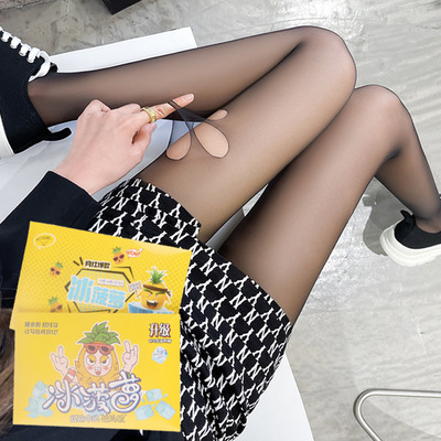 Pineapple socks can be cut freely, summer skin color invisi