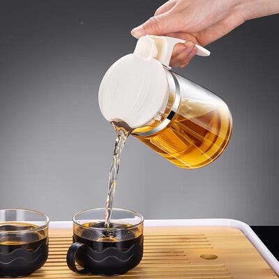茶0茶具34不锈钢胆SJB8飘逸壶杯高硼硅耐热玻轻璃花茶壶泡茶壶家