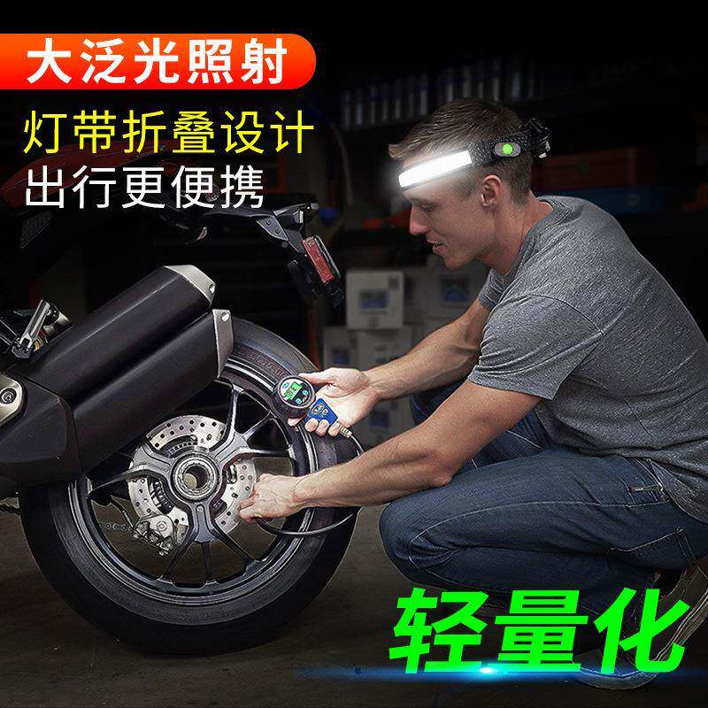 亚马逊新款贴片柔光强光TG-TD137头灯便步夜钓头戴跑头式灯户外骑