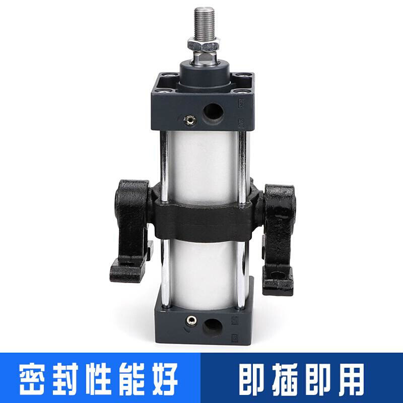 中摆带底座标准气缸SC32/40/50/63/80/100-TCM1-200-300-400-500S_虎窝淘