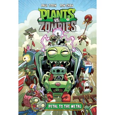 现货 英文版 Plants vs. Zombies Volume 5 Petal to the Metal  植物大战僵尸第5卷 金属花瓣图书原版进口图书