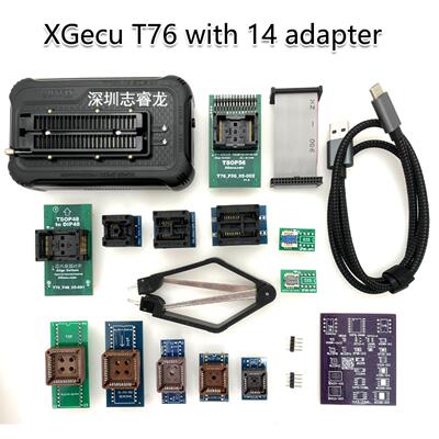 鑫工XGecu T76编程器烧录器 T56升级版 +14适配器座 +14adapter