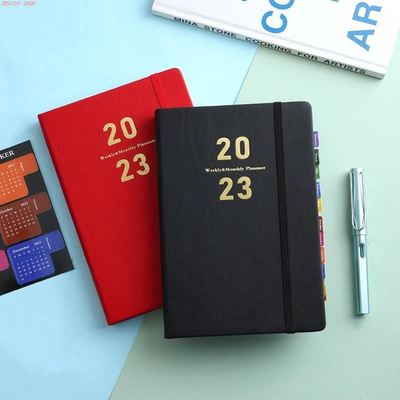 2023 A5 daily weekly schedule planner agenda notebook Diary