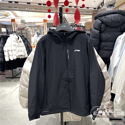 李宁男防风防泼水运动风衣