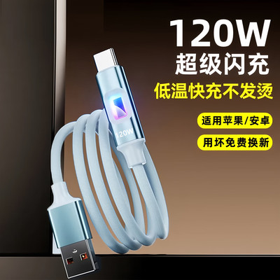 艾胜者120W超级闪充Type-c数据线