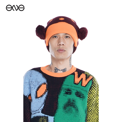 【ENG】Walter Van Beirendonck 保暖针织冷帽男女同款