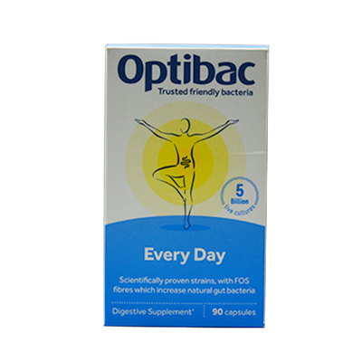 英国OptiBac小蓝瓶益生菌成人调理肠胃肠道胶囊90粒