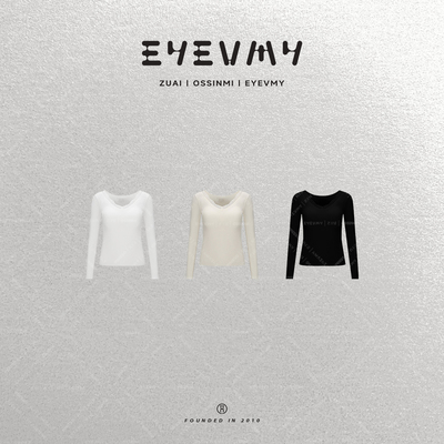 【羊绒蚕丝胸垫打底】蕾丝边贴身坑条保暖衣WT54DYQ311