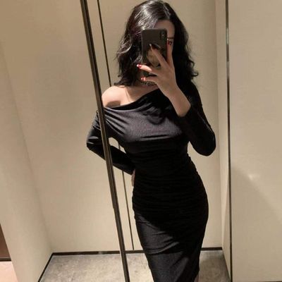 孙智惠韩国圣诞节战袍连衣裙