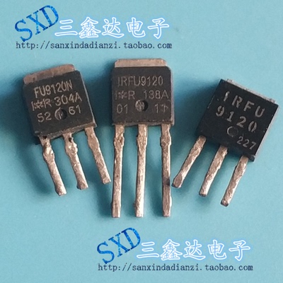 IRFU9120 FU9120原装进口拆机P沟场效应管三极管TO-251 量大从优