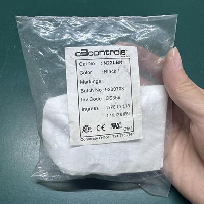 出的c3controls黑色防水按钮 型号N22LB
