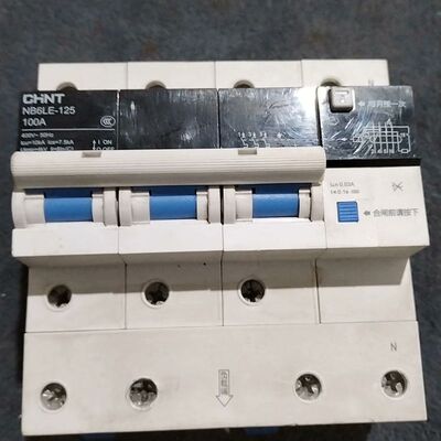 NB6LE-125空气开关 100A 3P+N 带漏电保