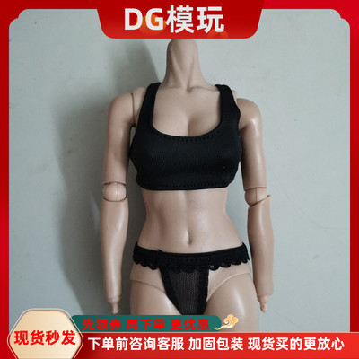 衣服女兵人内衣1/6包胶素体现货