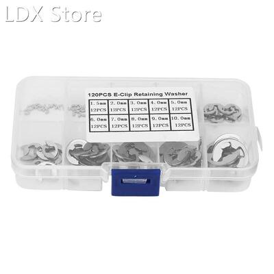 120 Pieces of Circlip Combination Elastic Safety Ring Made o
