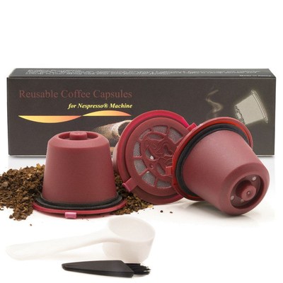 Nespresso Coffee Filter Reusable Refilter Capsule Coffee Lat