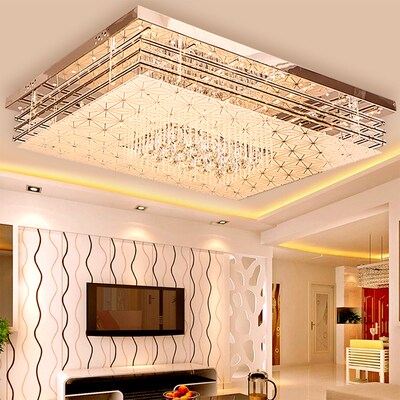 Simple modern ceiling lamp home rectangular lamp chandelier