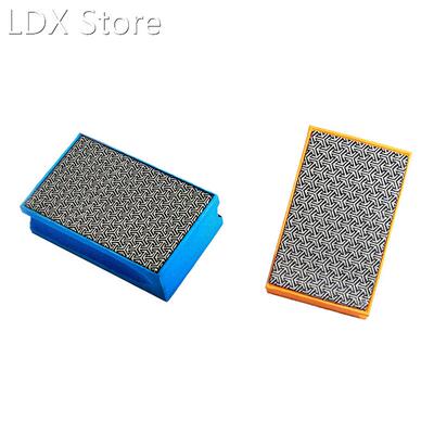 2x Diamond Hand Polishing Pad Electroplated Grit 400/100 适