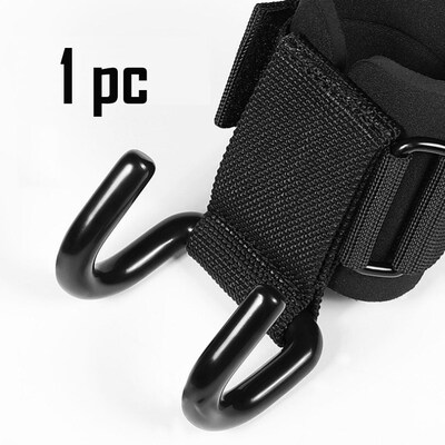 Weight Lifting Hooks Gym Fitness Set Weightlifting Wrist Str