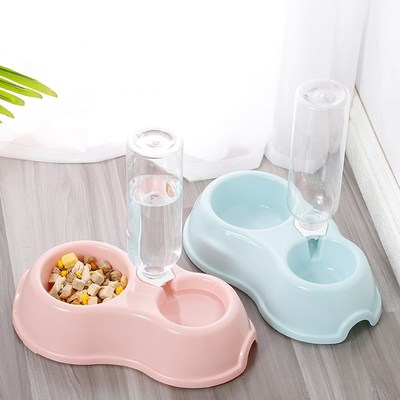 Double Dog Cat Bowls No-Spill 500ml Automatic Water Dispense