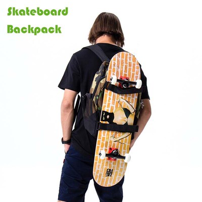 Men Women Adult Skateboard Backpack 24in Big Fish Skateboar