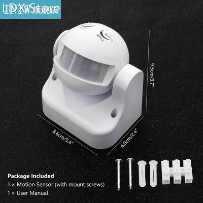 AC 110V-240V 180deg; Outdoor Waterproof Security PIR Infrar