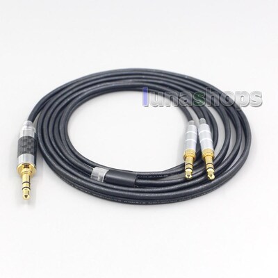 LN007136 2.5mm 3.5mm 4.4mm XLR Black 99% Pure PCOCC Earphon
