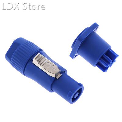 New 1Set Powercon Audio 3P Type A NAC3FCA+NAC3MPA-1 Chassis