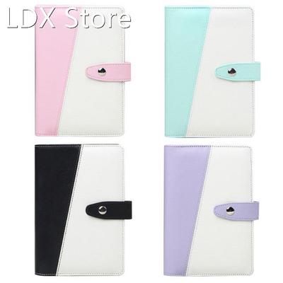 Refillable 6-ring Binder A6 PU Leather Notebook Binder Plann