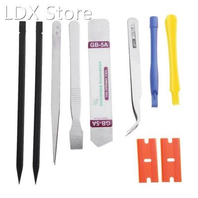 Alloet 10pcs in one Set Mobile Phone Repair Tools Kit LCD S