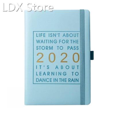 Leather A5 Bookmark Line Thicken Notebook Agenda Journal Fas