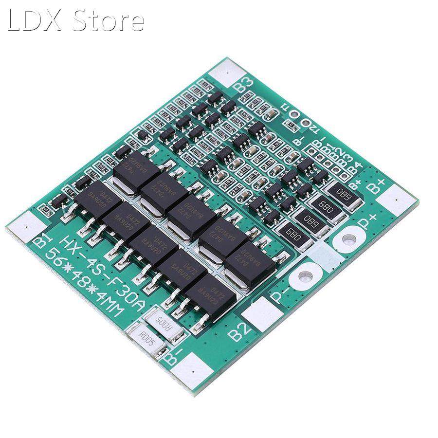 4S 30A PCB Protection Current Board W/Balance 18650 Li-Ion L_虎窝淘