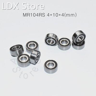Miniature 10pcs MR104RS 4*10*4(mm) free shipping chrome ste