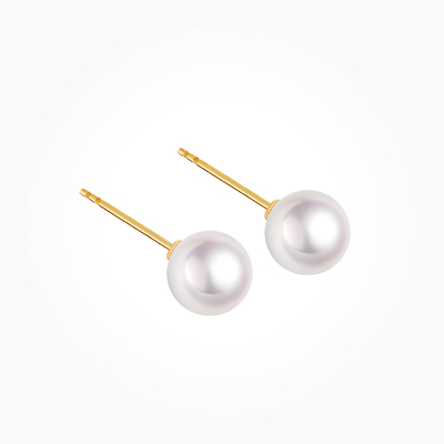 BEAUFINA天然淡水珍珠耳钉高级