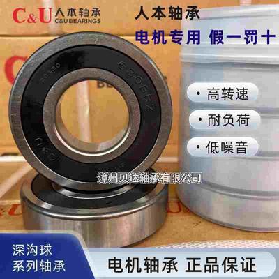 人本轴承C&U高速电机轴承6006 6007 6008 6009 6010 6011 -2RZ