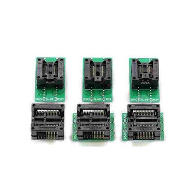 编程座宽体窄体烧录座SOP8/14/16/18/20/28 SSOP芯片转换IC测试座