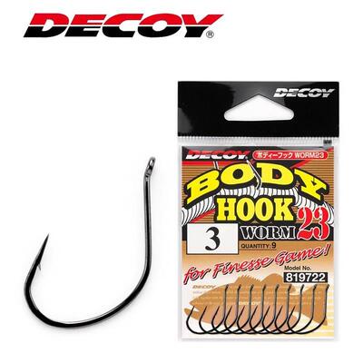 日本DECOY胜一WORM23 wacky钩 倒吊钩软饵软虫钩鱼钩防挂路亚钩