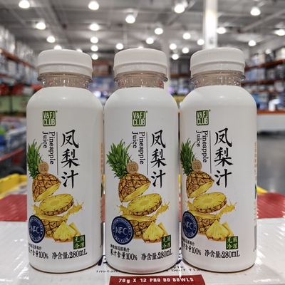 唯芙卡NFC凤梨汁无添加280ml*15
