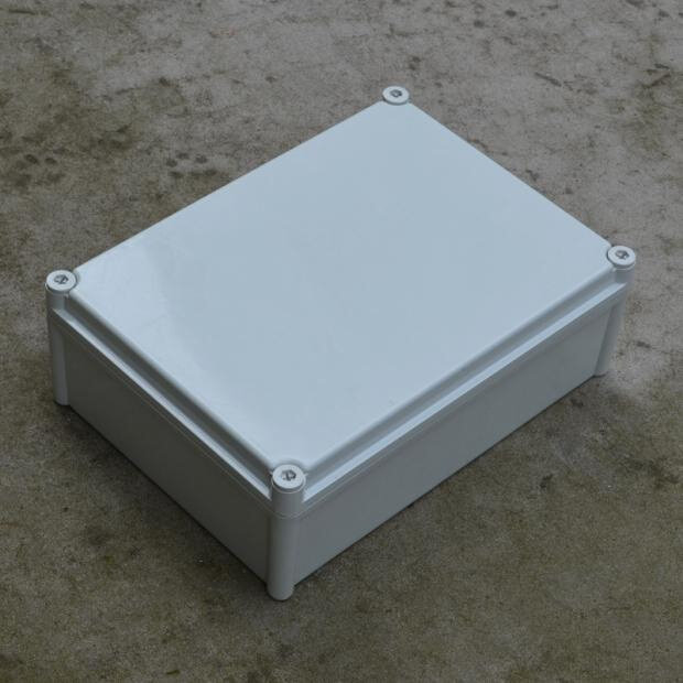 280*380*130塑料防水盒电器开关接线盒室外仪器防水密封箱防溅盒
