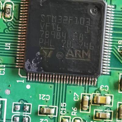 可维修PLC主板芯片STM32F103VFT6.旧货，
