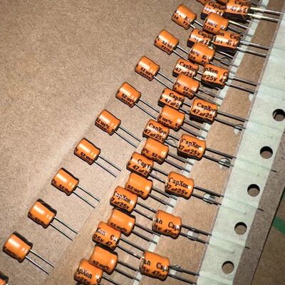 丰宾capxon电解电容 25v47uf 6*7mm尺寸