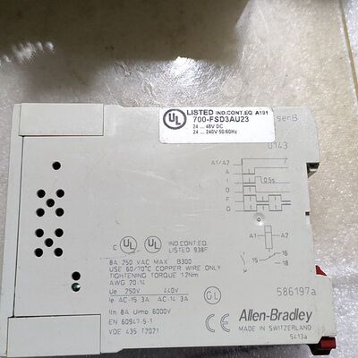 AB时间继电器700-FSD3AU23支持24-240V